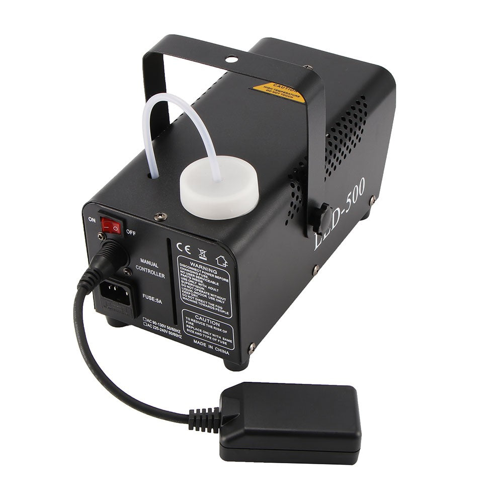 Mini Fog Machine 500W With 10 RGB LED & Wireless Remote Control ...